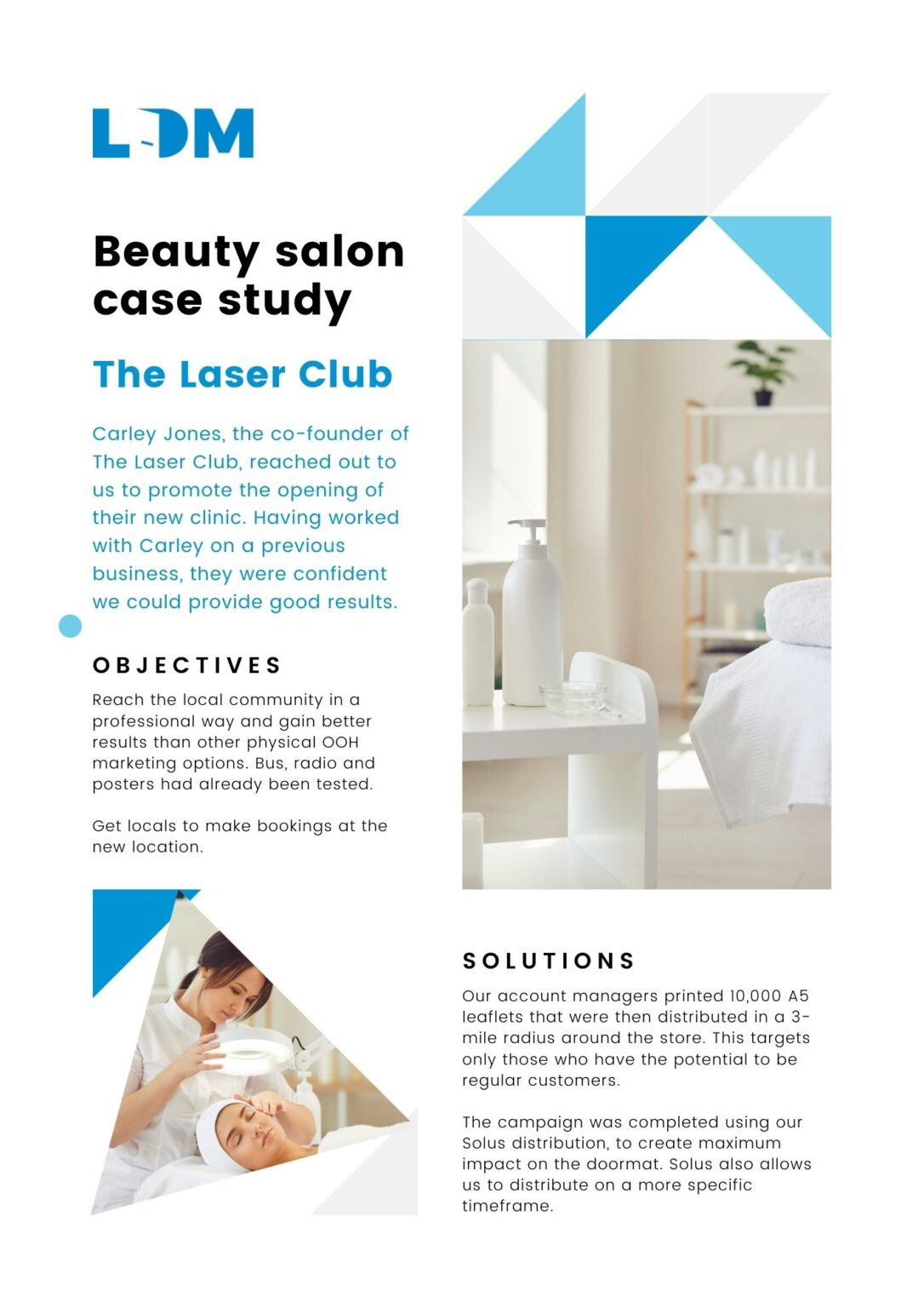 Case study: Local beauty parlour - Leaflet Drop Marketing